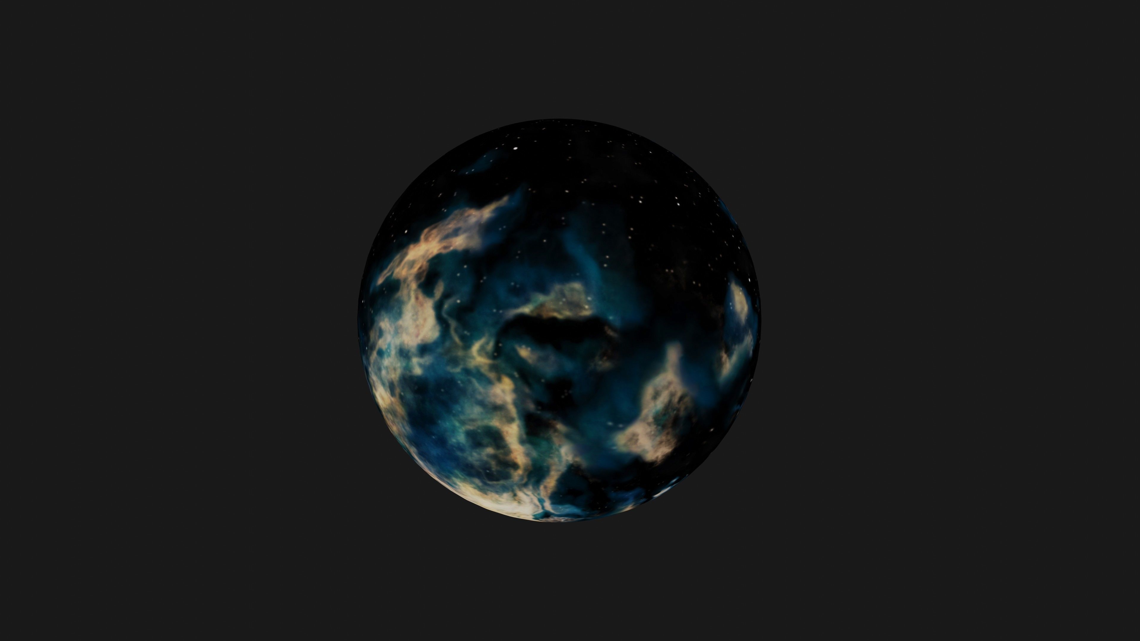 3D model HDRI Panoramic Sky - VR 360 starfield extreme space ...