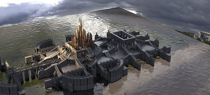 Ancient Apollo Temple extended 3D model | CGTrader