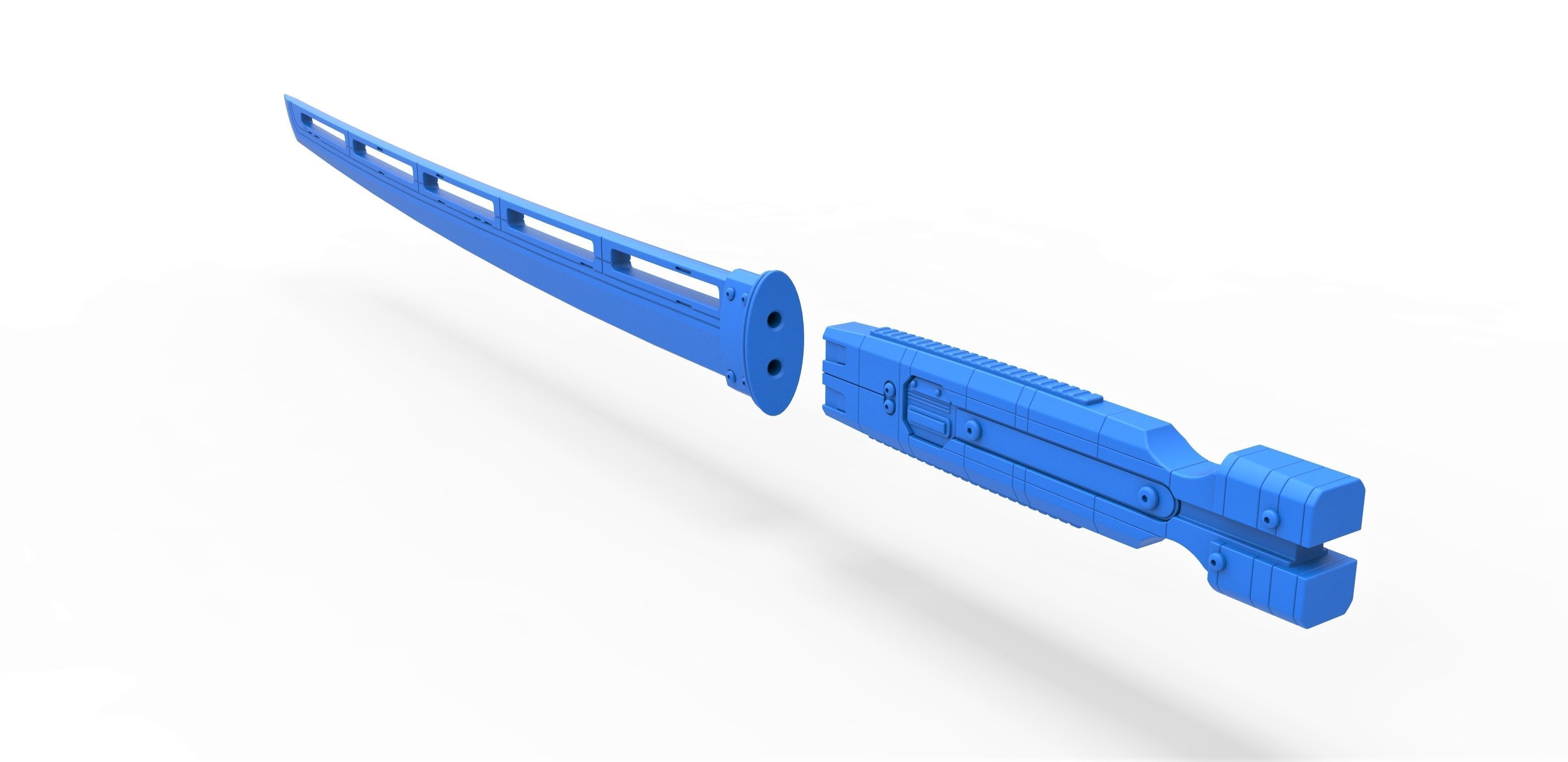 Sword of Hawkeye Ronin Scale 1 to 6 from Avengers Endgame 3D model 3D ...