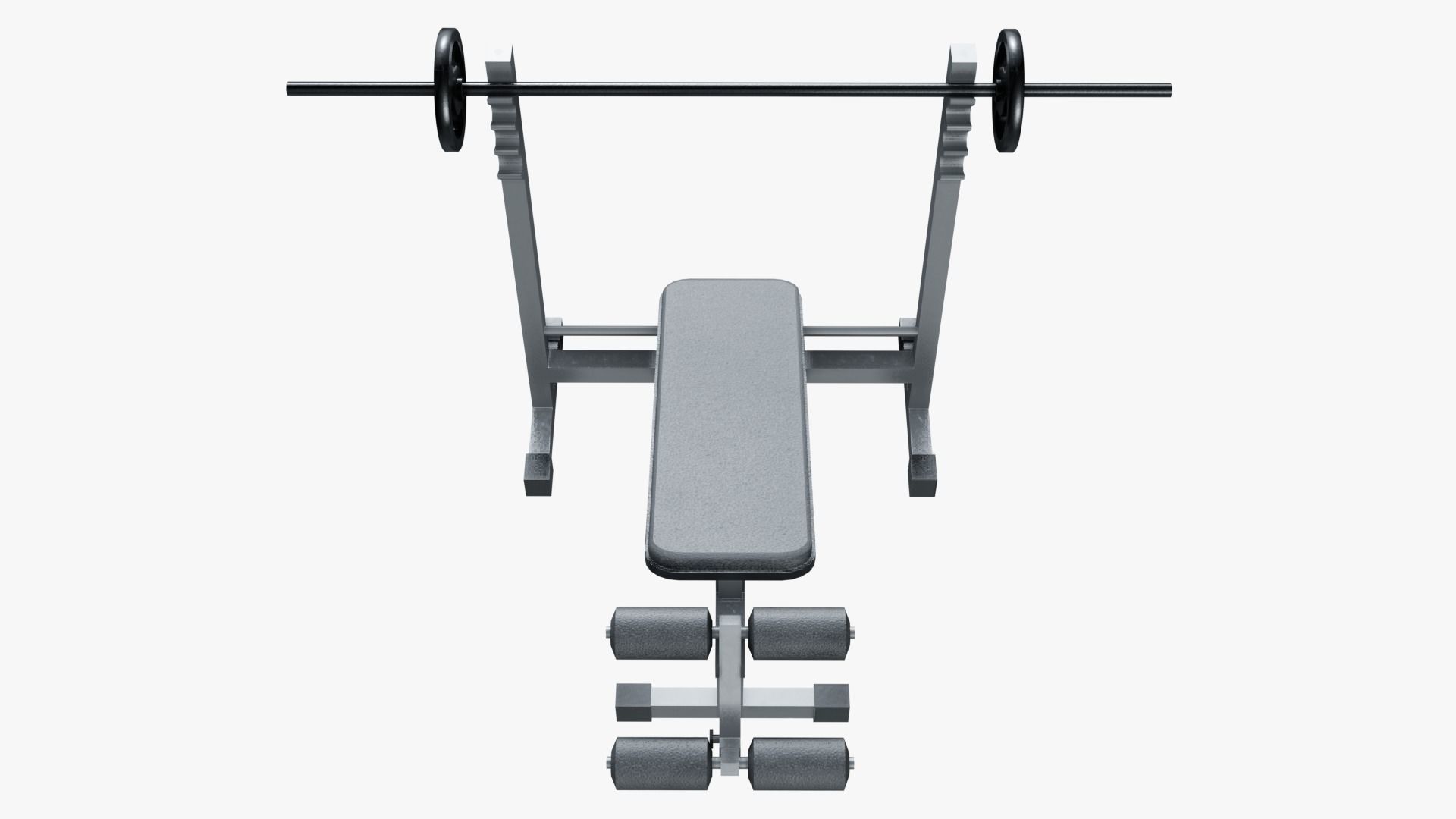 3D model Declined Bench Press VR / AR / low-poly | CGTrader