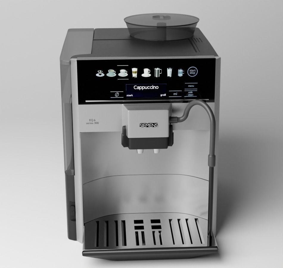 Siemens EQ 6 Coffee Machine free 3D model | CGTrader