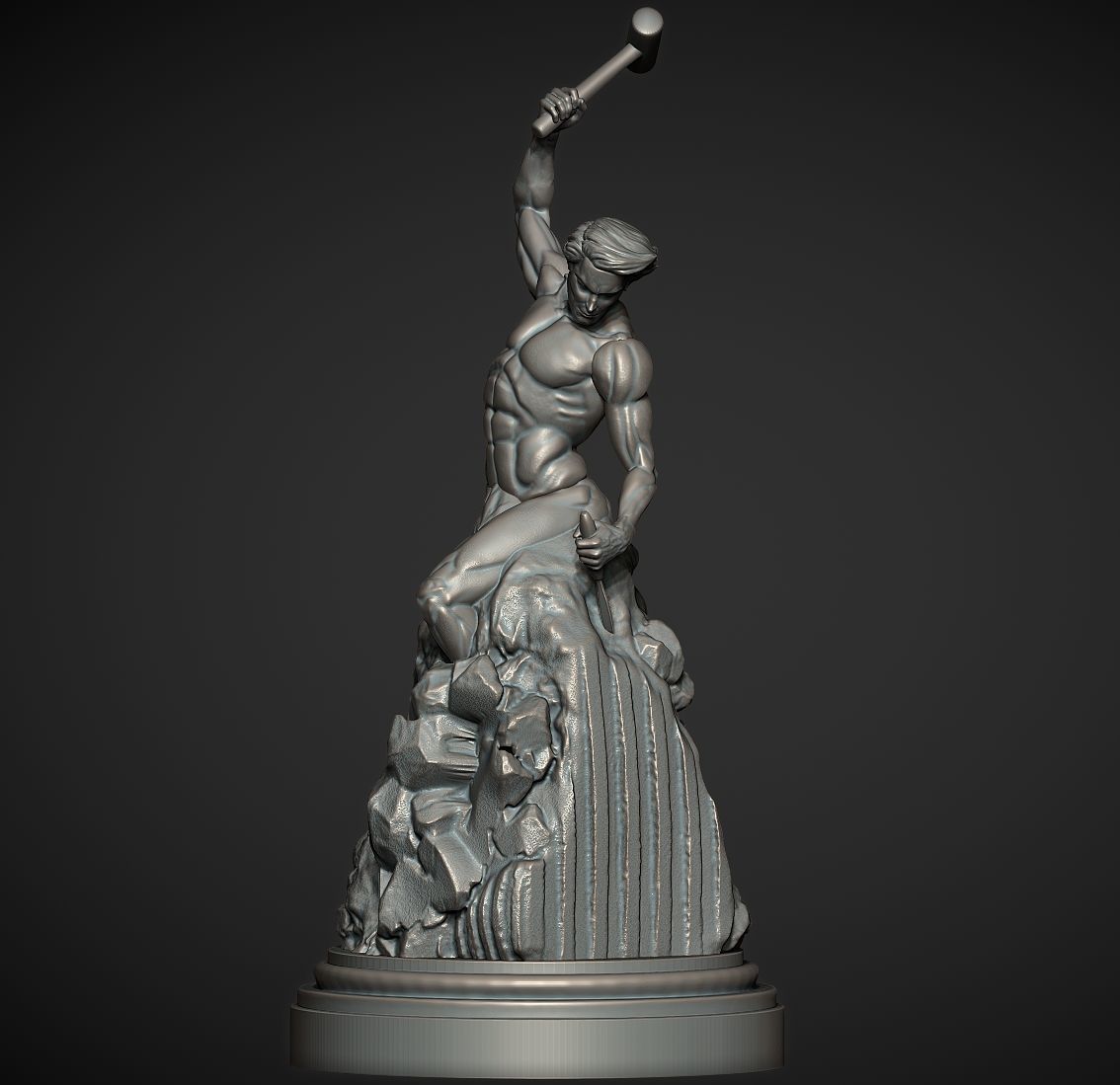 Sculpture Self-Made-Man 3D model 3D printable | CGTrader