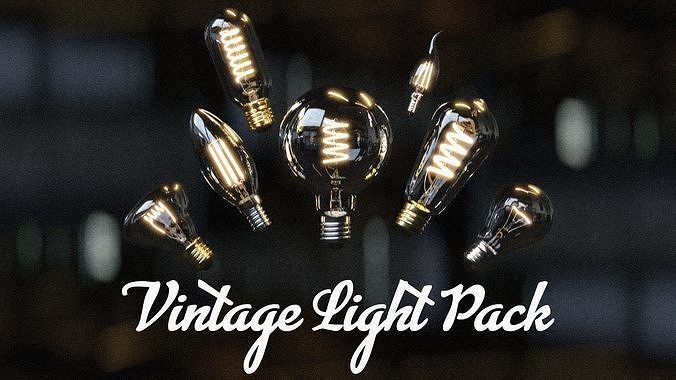 3D model Vintage Light Pack VR / AR / low-poly | CGTrader