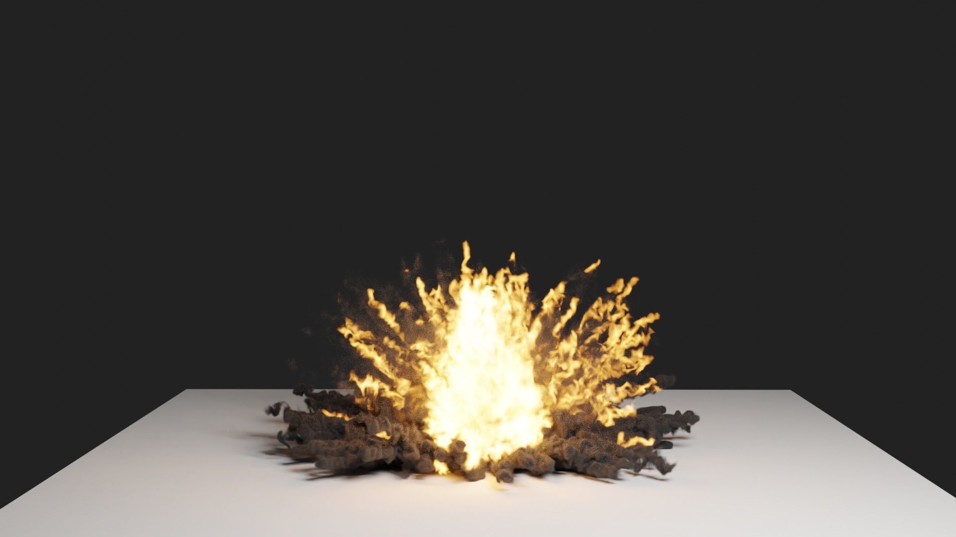 3D model Grenade Dust Explosion Simulation VR / AR / low-poly | CGTrader