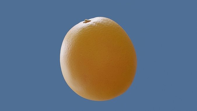 PHOTOSCANNED Realistic Orange 3D model | CGTrader