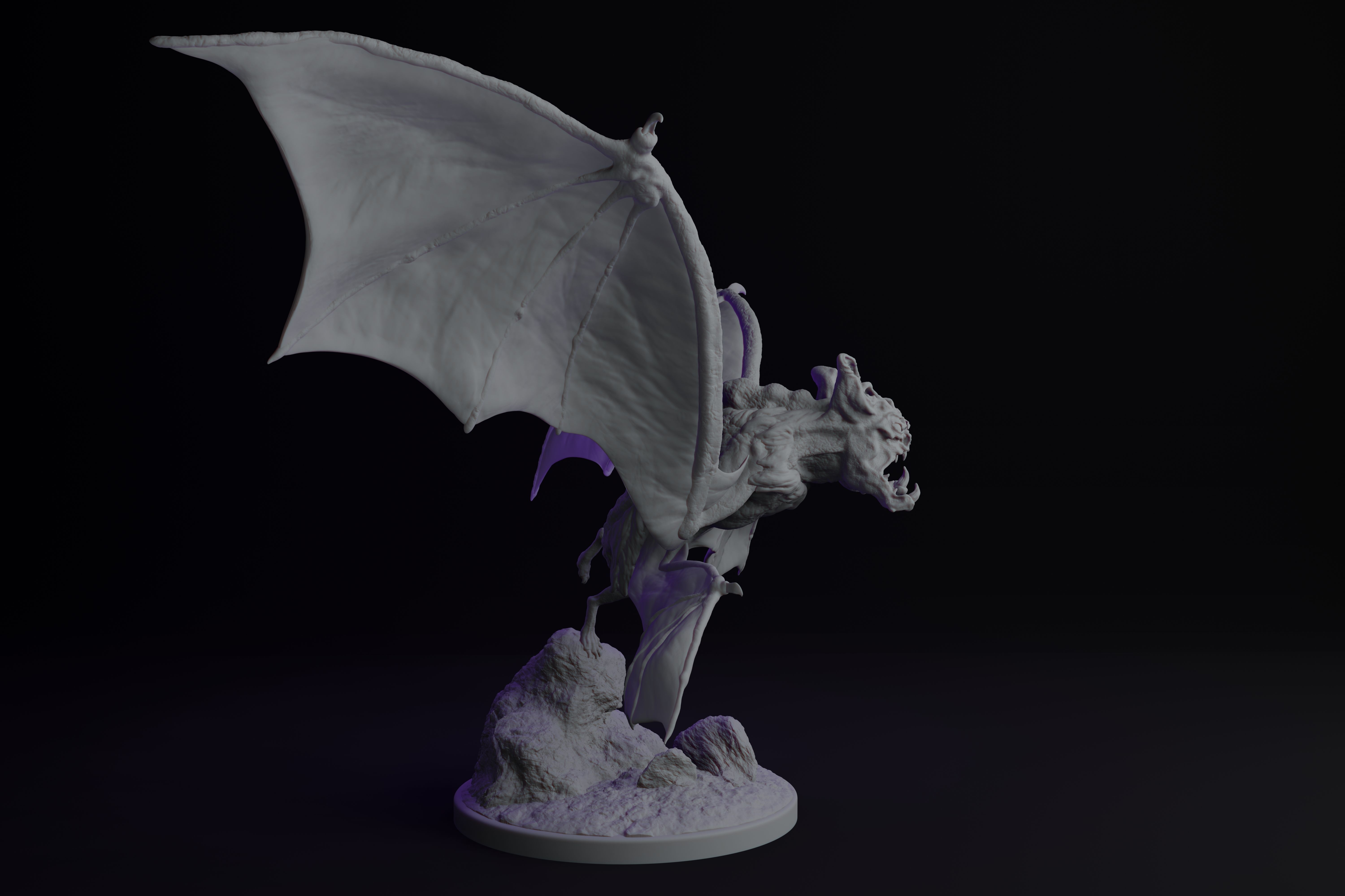 Bat Fantasy Creature for 3d printing 3D model 3D printable | CGTrader