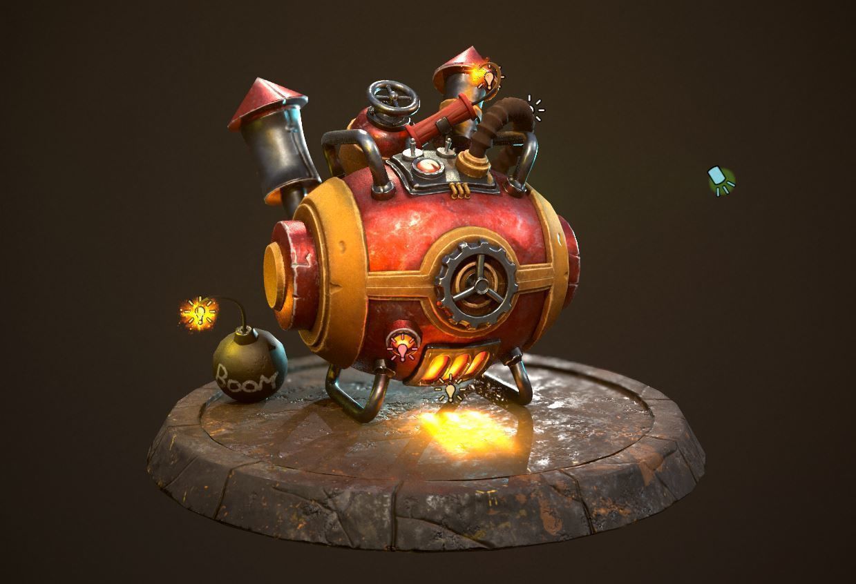 Bomb Ready for Print 3D model 3D printable | CGTrader