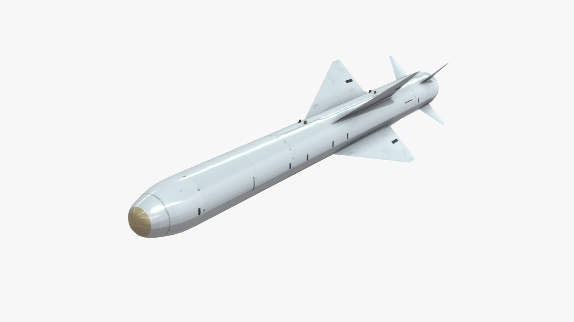 3D model ASM-2 Japanese Anti-Ship Cruise Missile VR / AR / low-poly ...