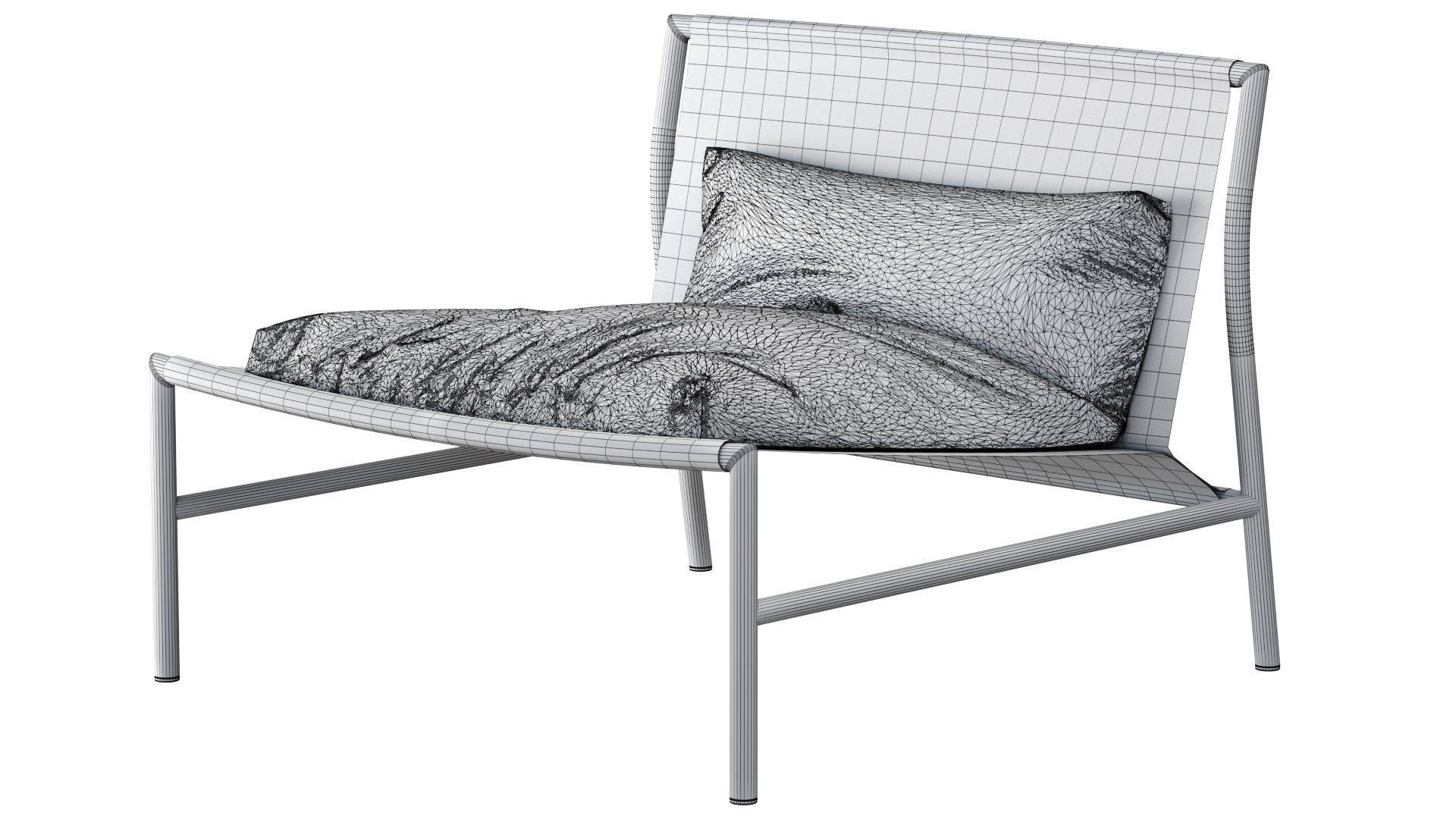 HI TECH LOUNGE CHAIR 3D model | CGTrader