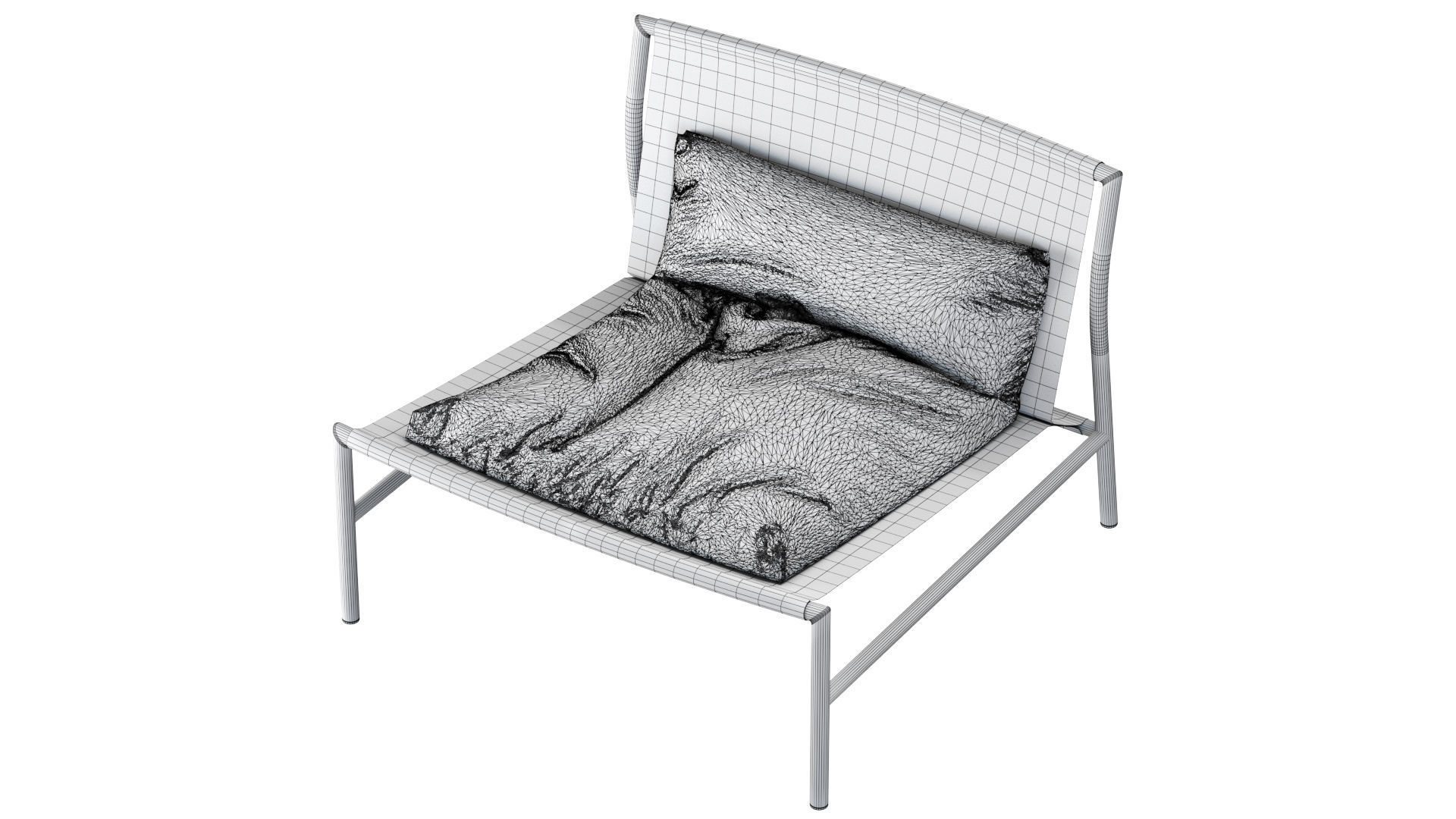 HI TECH LOUNGE CHAIR 3D model | CGTrader