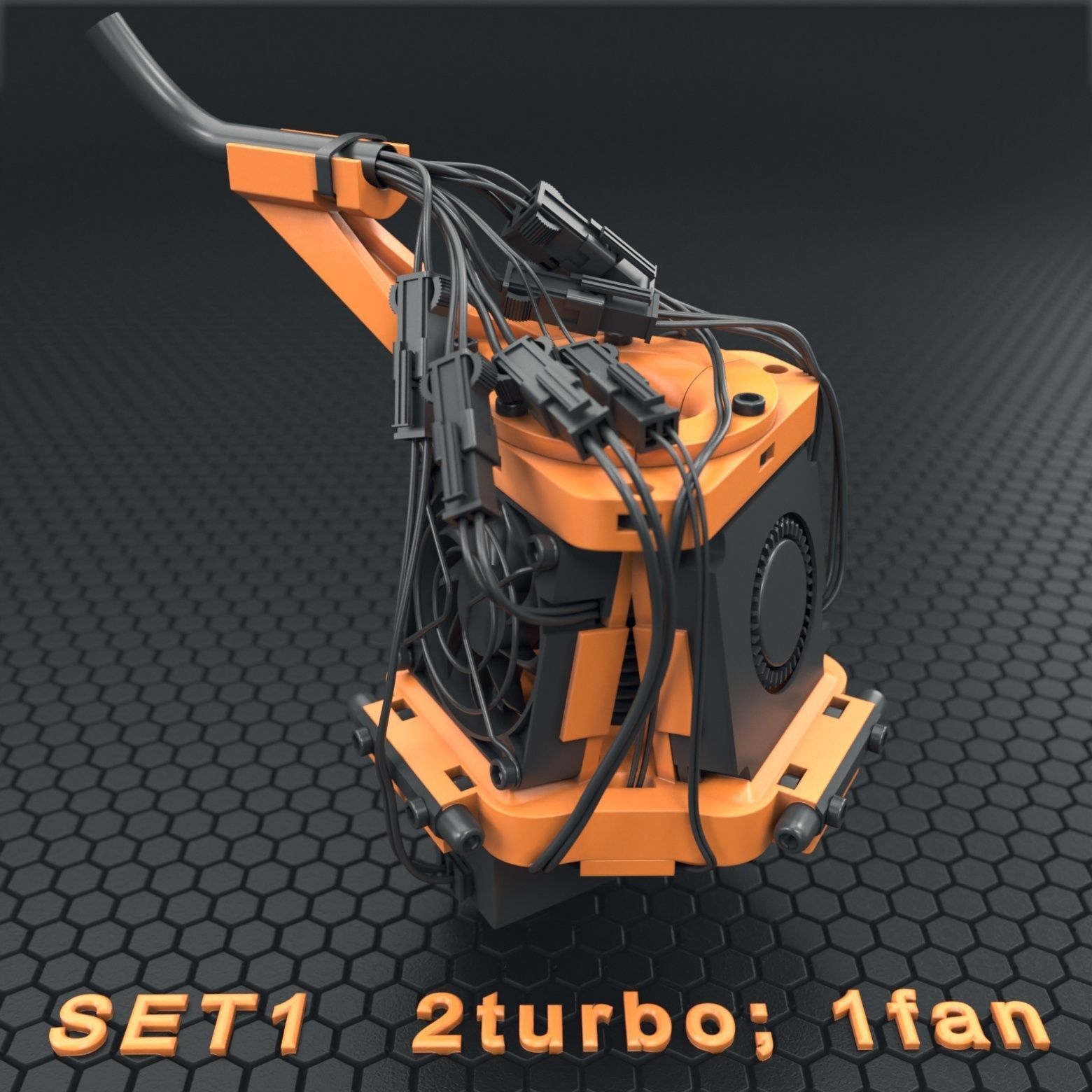 Set of modifications for the delta printer 3D model 3D printable | CGTrader