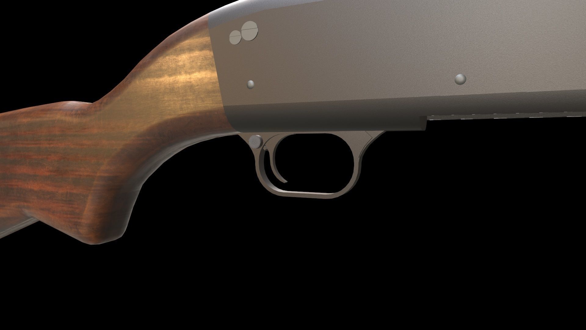 3D model New Ithaca 37 Home Defense Shotgun VR / AR / low-poly | CGTrader