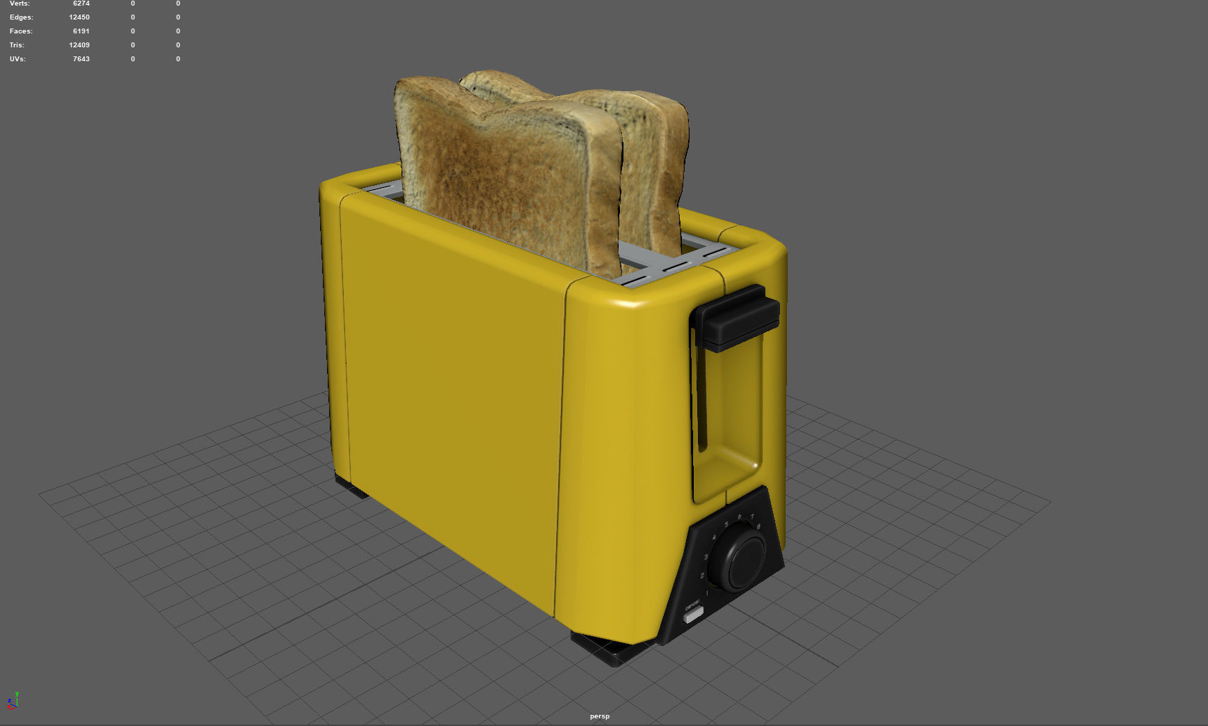 3D model Toaster VR / AR / low-poly | CGTrader