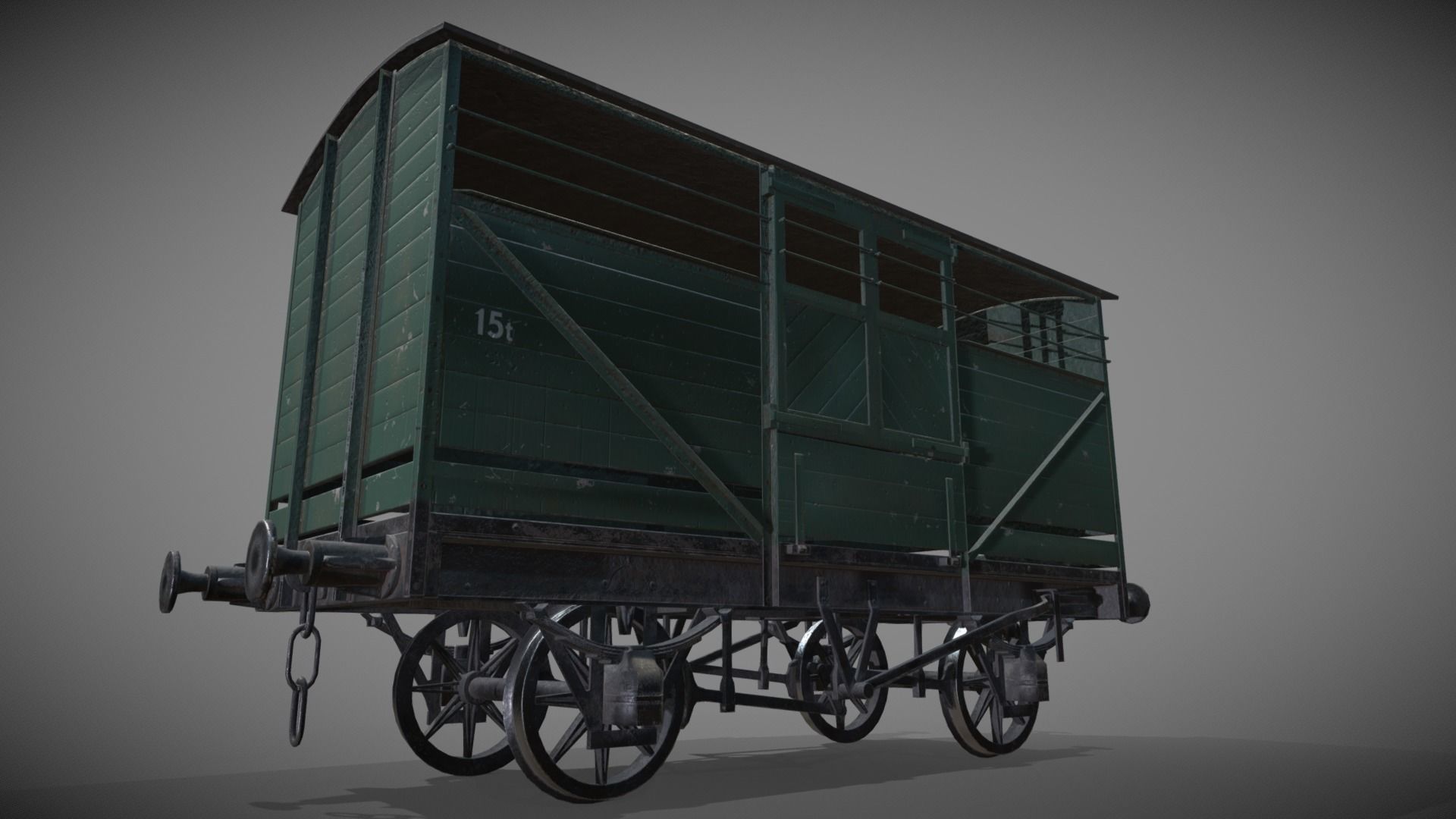 3D model Cattle Car VR / AR / low-poly | CGTrader