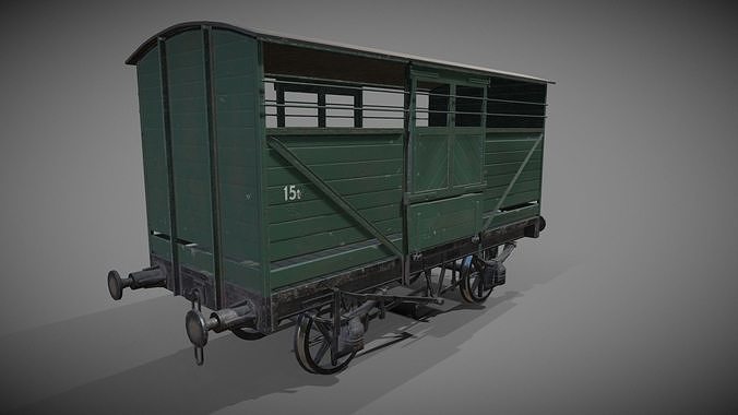 3D model Cattle Car VR / AR / low-poly | CGTrader