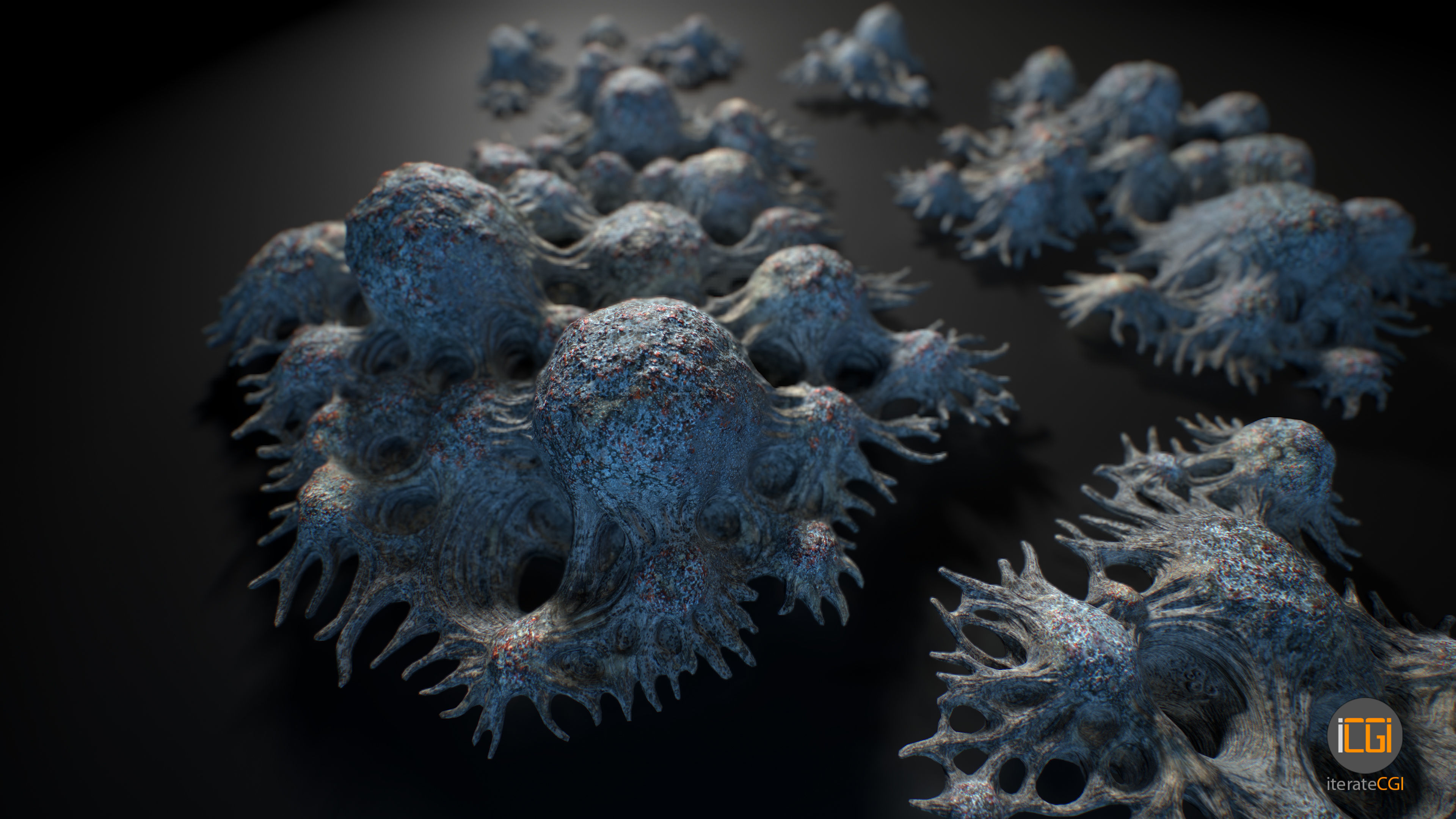 Alien Plant Fungus Type 3 3D model | CGTrader