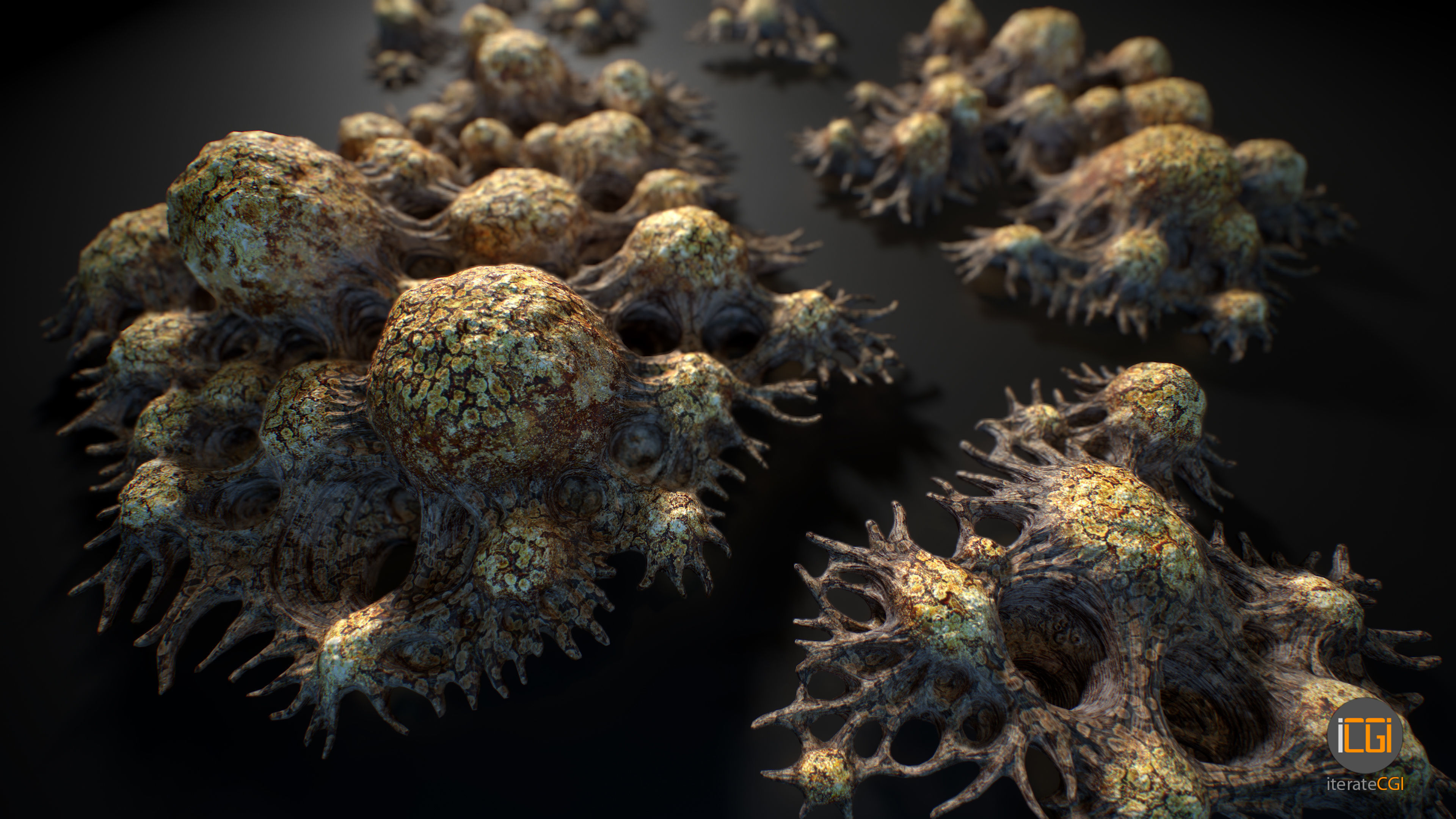 Alien Plant Fungus Type 3 3D model | CGTrader