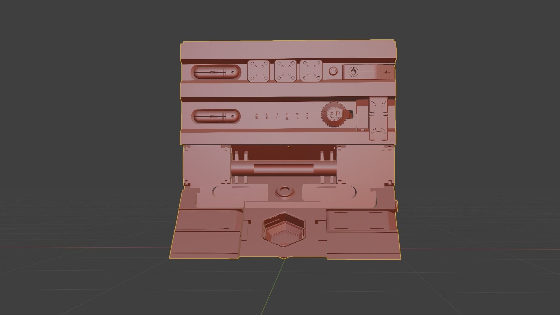 Sci-fi asset for a military KITBASHING taste 3D model | CGTrader