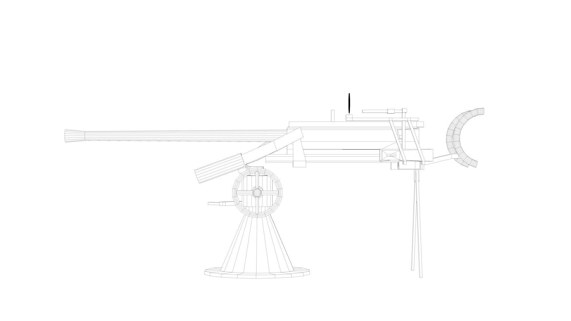 2cm - 20mm Flak 30 38 Flakvierling 38 3D model | CGTrader