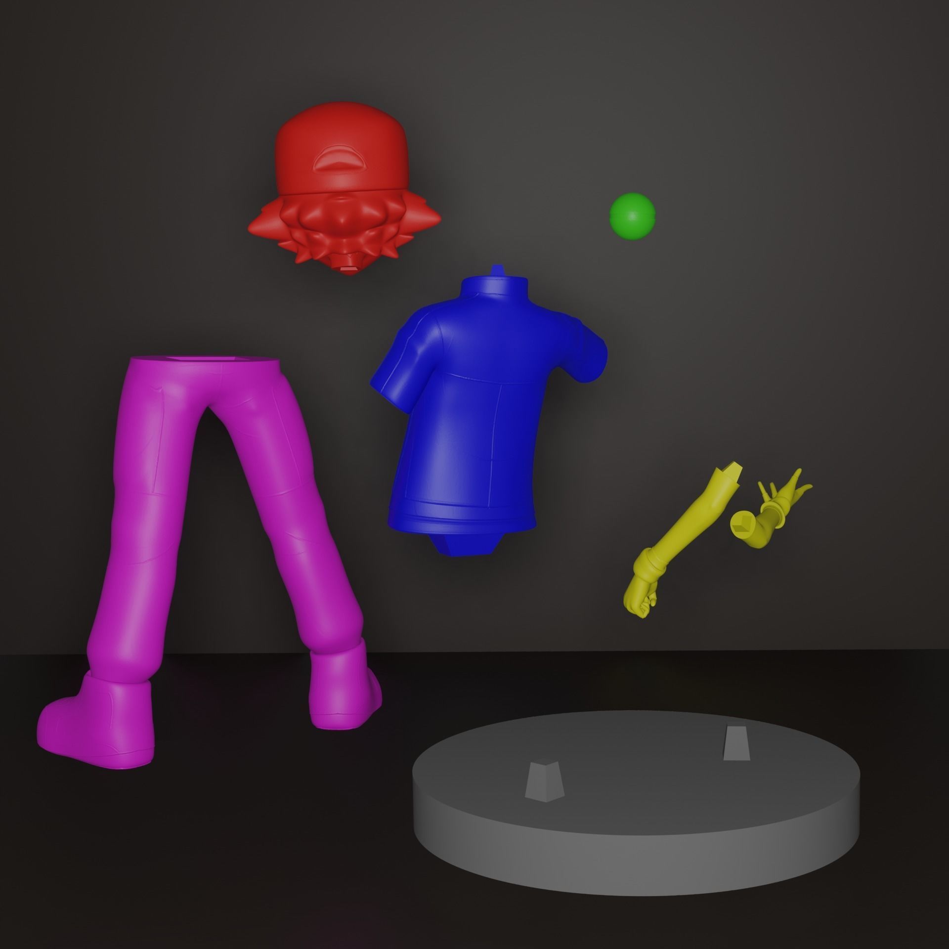 Ash Ketchum 3D model 3D printable | CGTrader