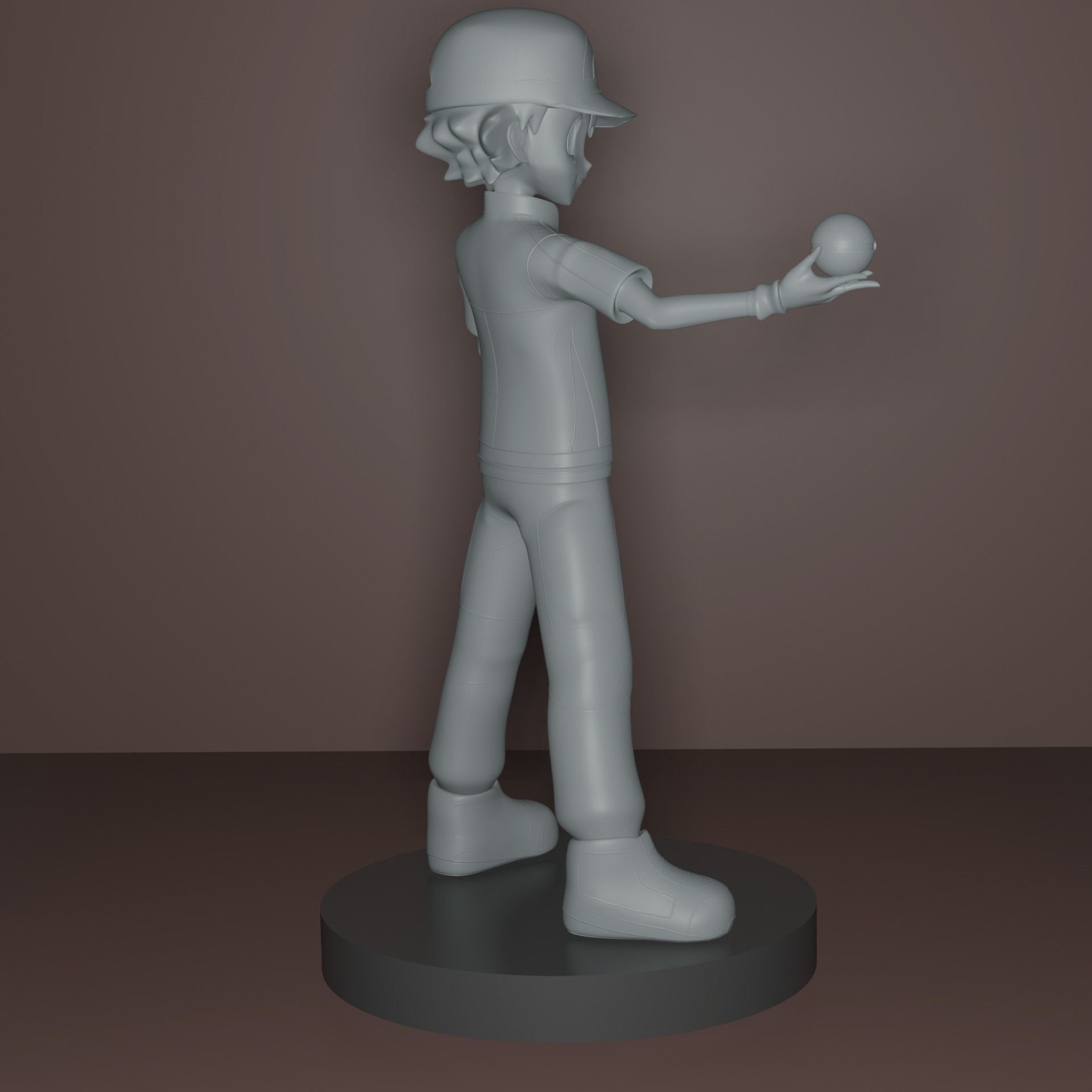 Ash Ketchum 3D model 3D printable | CGTrader