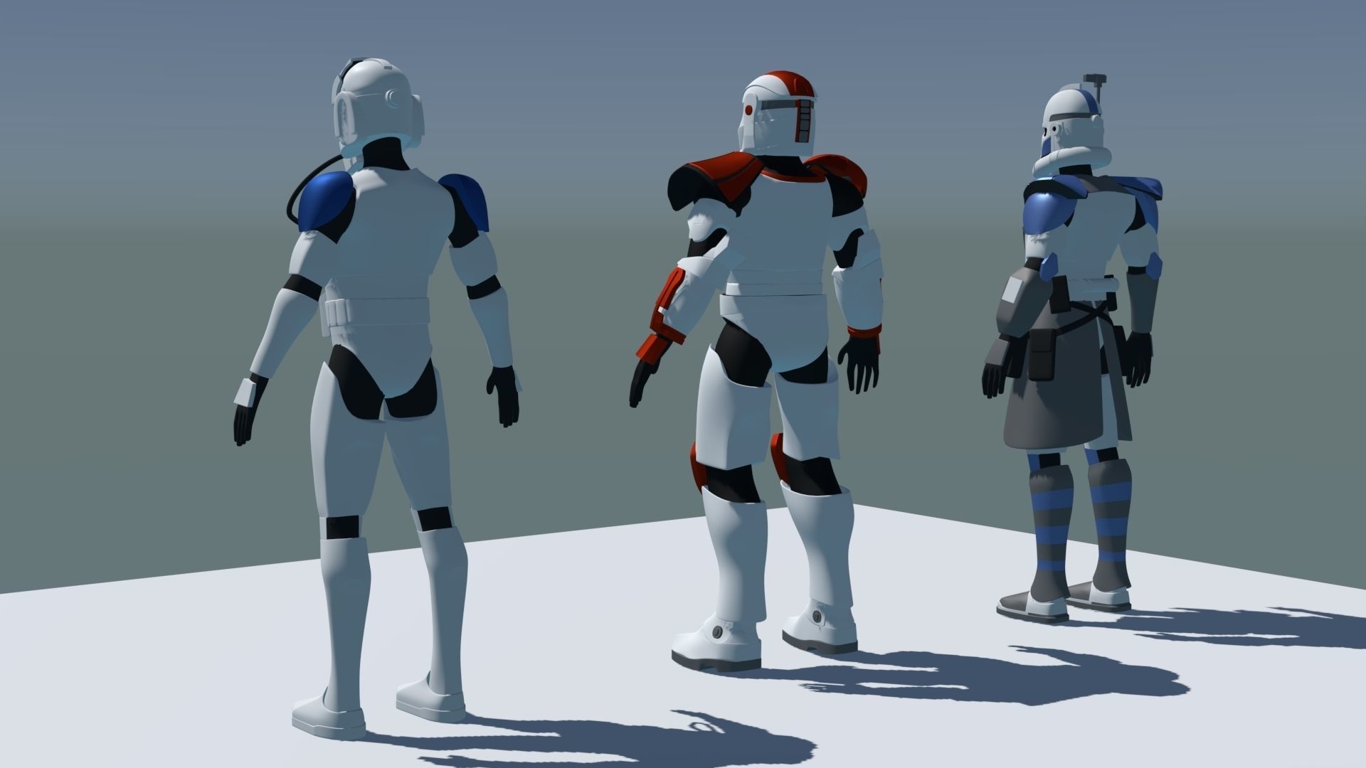 scifi Clone troopers pack star wars republic commando pilot free VR ...