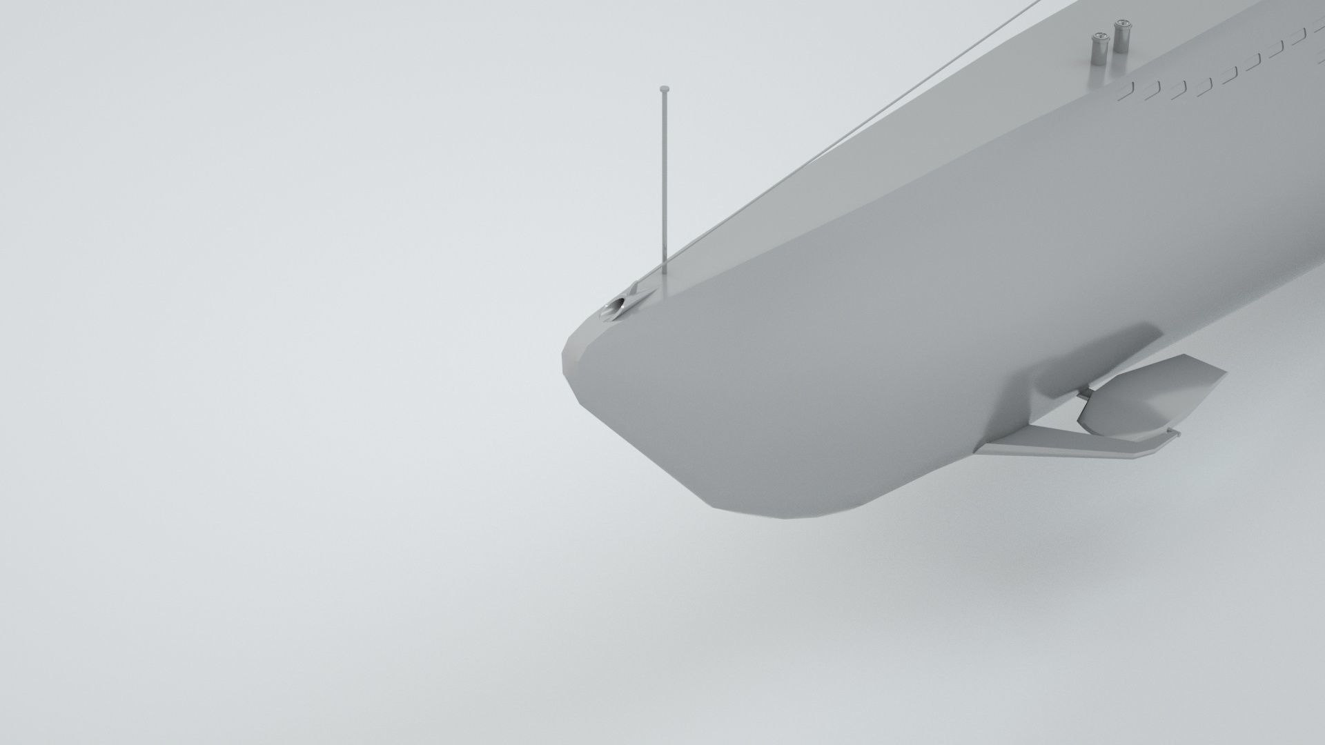 Type VII C German Submarine U-Boat 3D model rigged | CGTrader