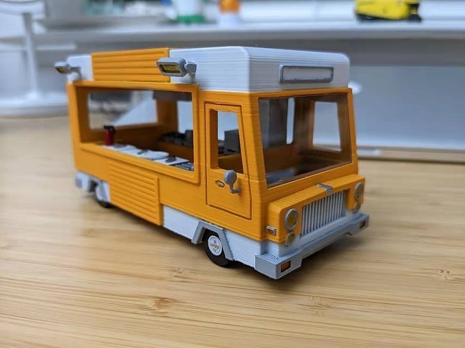 Overcooked food truck 3D model 3D printable | CGTrader