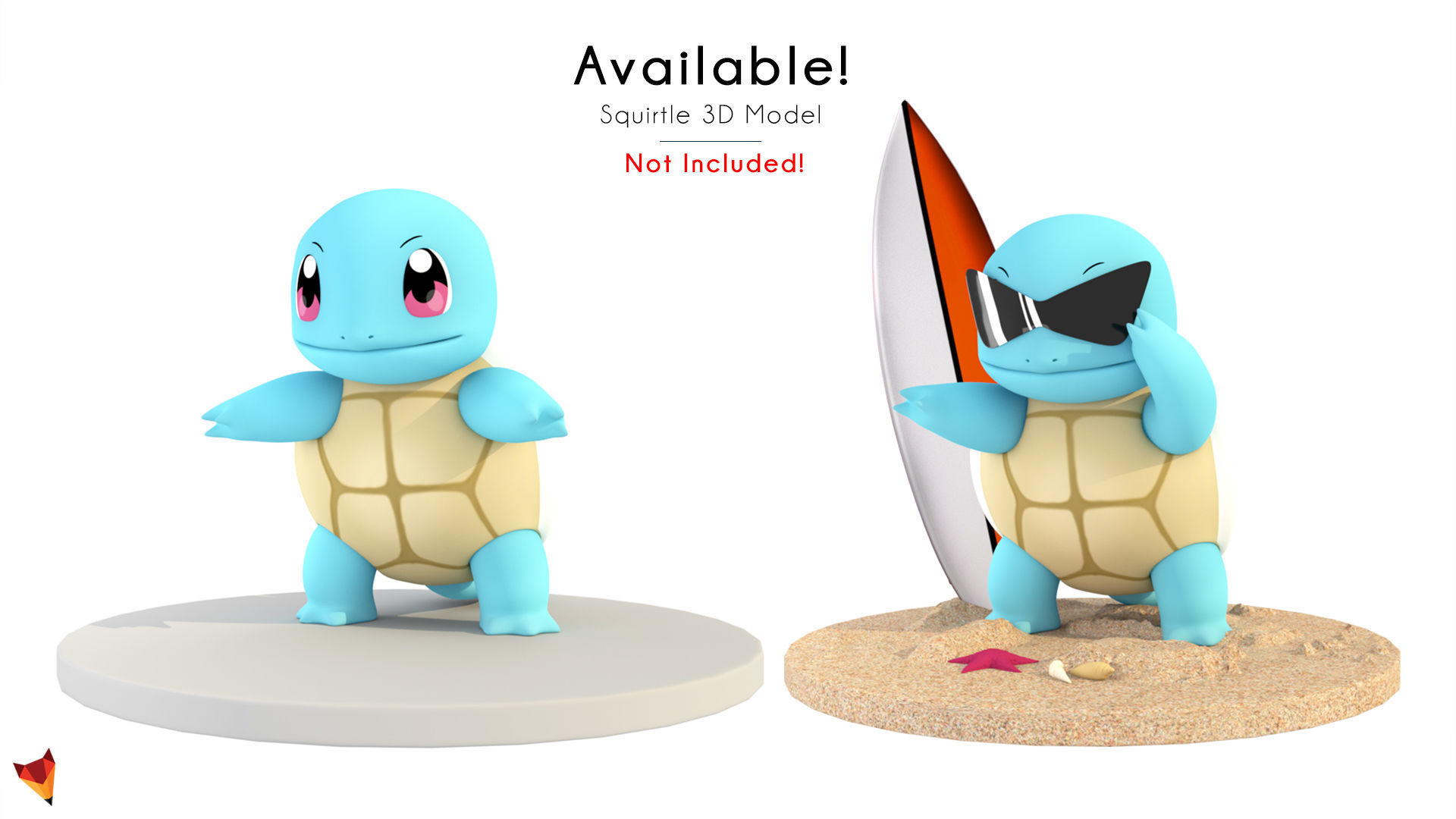 3D model Pokemon Bulbasaur Water Concept VR / AR / low-poly | CGTrader