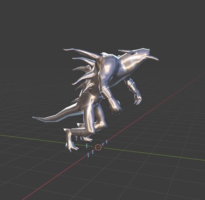3D model Rat Devil -game ready VR / AR / low-poly rigged animated ...