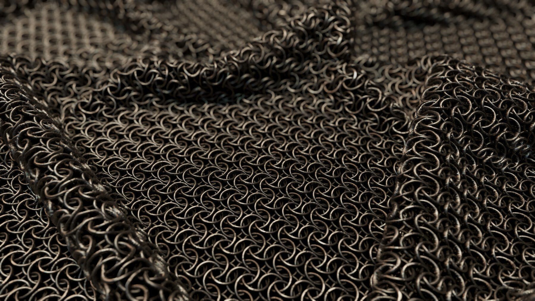 Chain mail smart procedural substance material 3D model | CGTrader