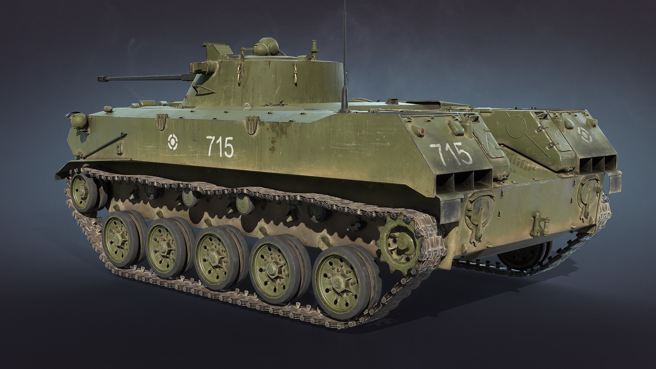 3D model BMD-2 LOD1 VR / AR / low-poly | CGTrader