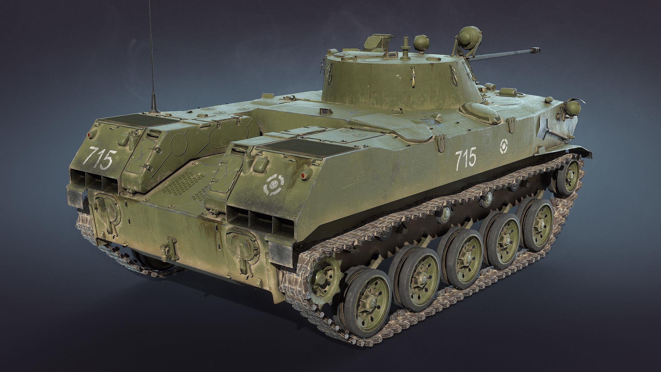 3D model BMD-2 LOD1 VR / AR / low-poly | CGTrader