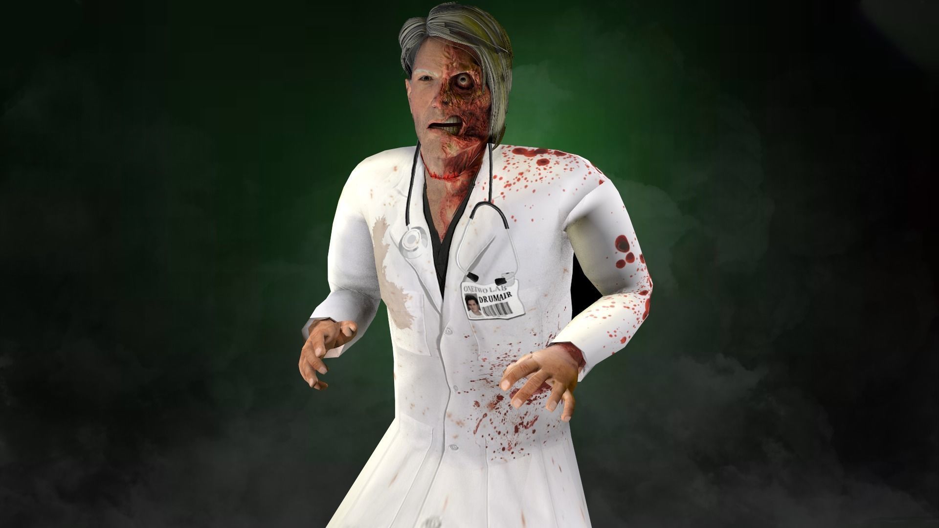 3D model Scary Doctor VR / AR / low-poly | CGTrader