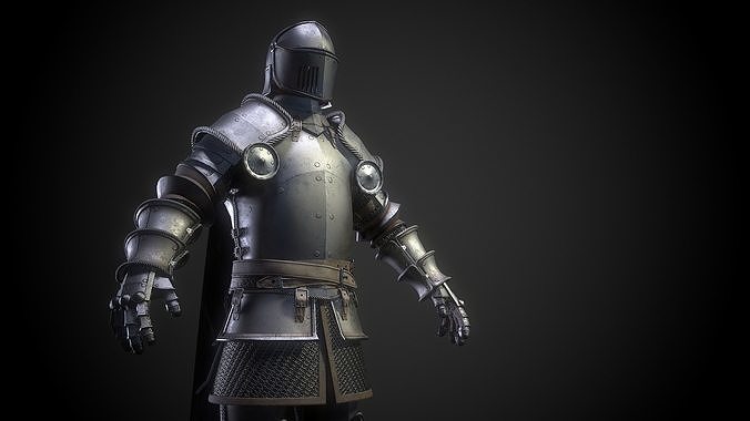 3D model Knight in medieval style - Game Ready VR / AR / low-poly ...