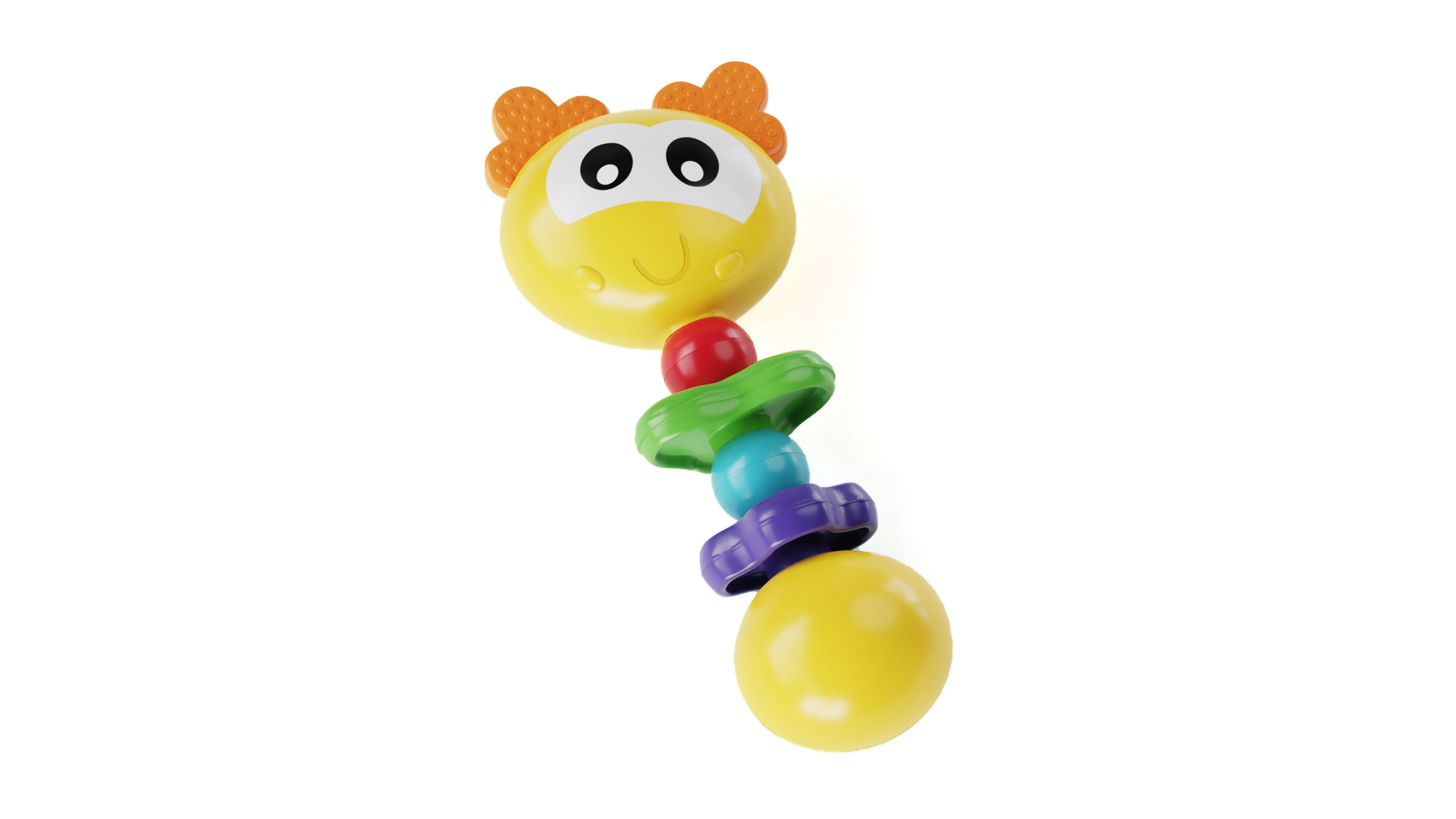 Baby Rattle 01 3D model | CGTrader