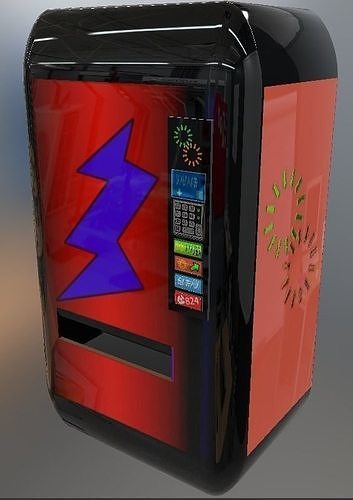 Vending machine - modern PBR 3D model | CGTrader