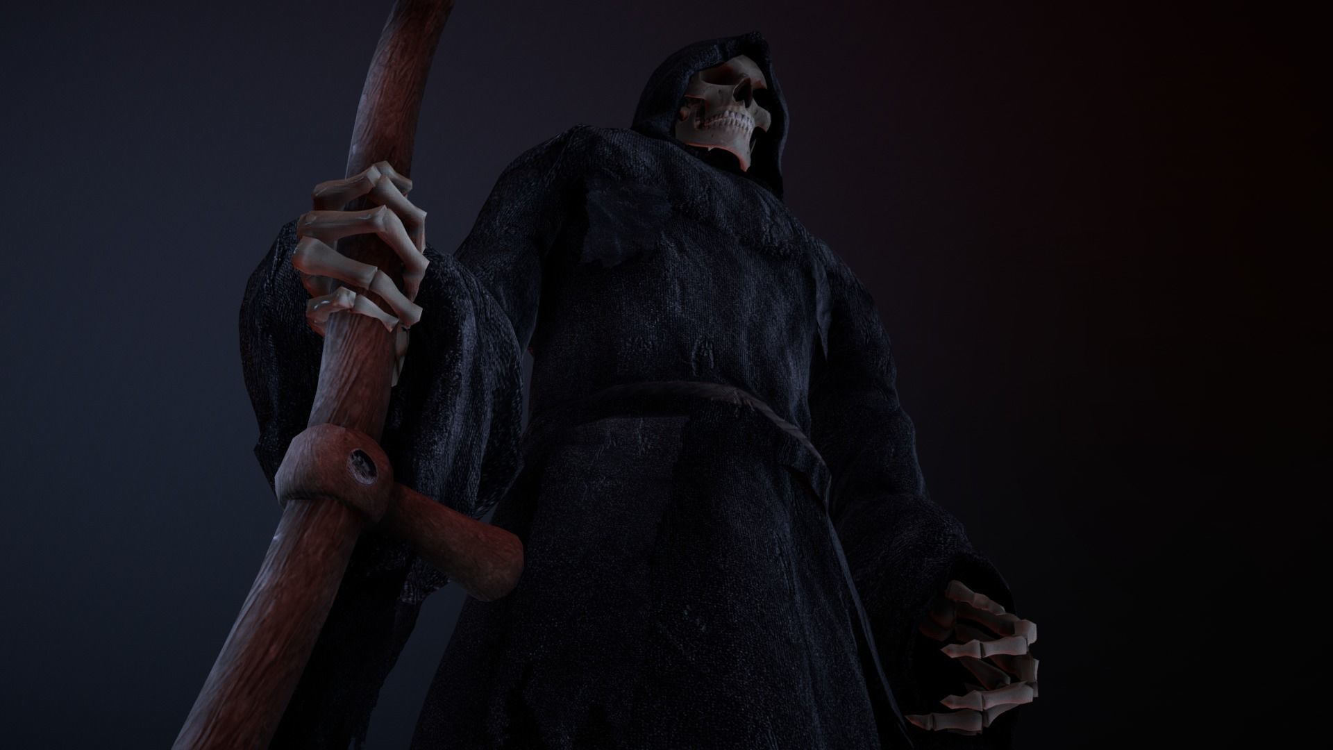3D model Grim Reaper VR / AR / low-poly | CGTrader