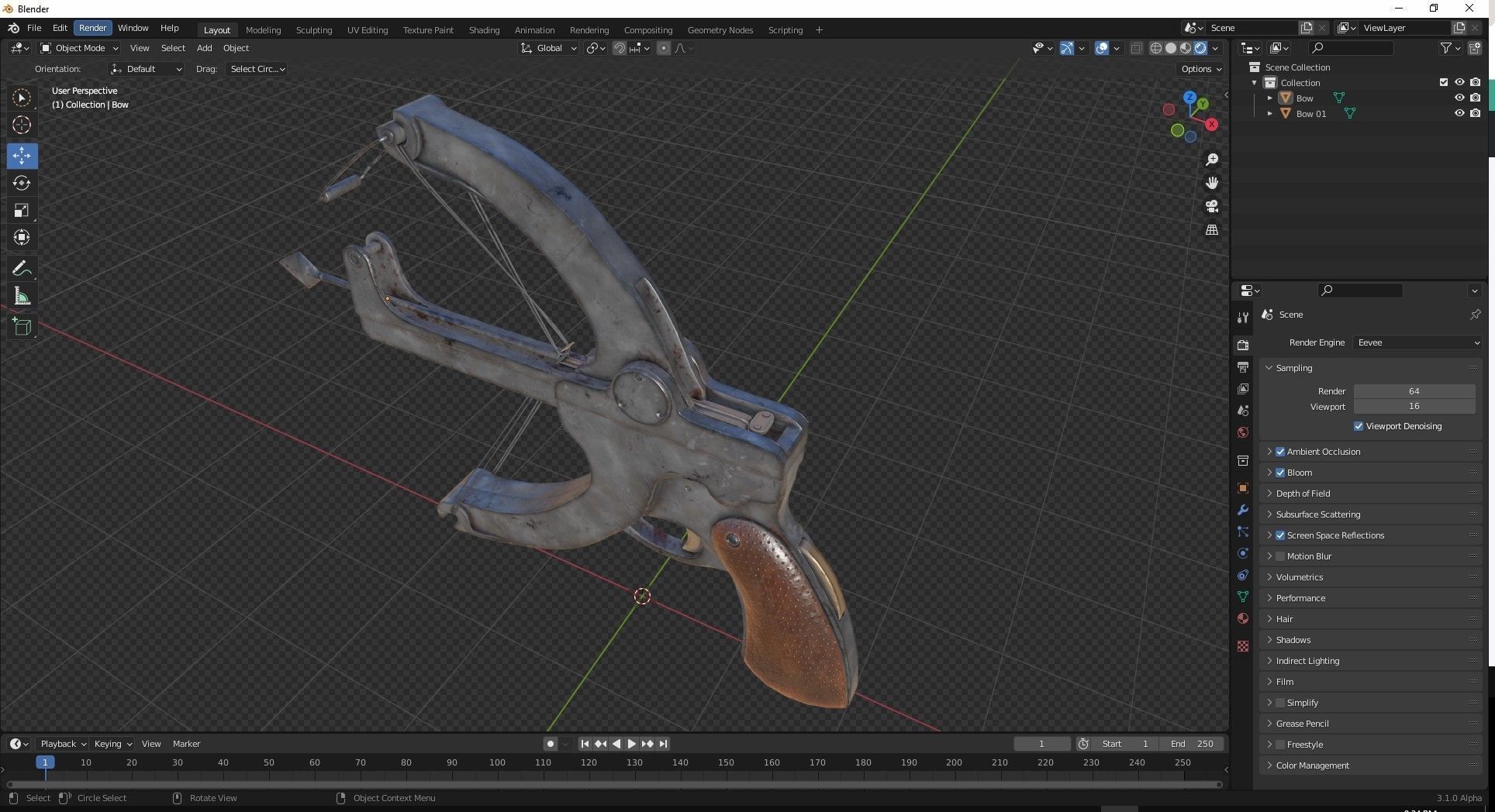 3D model Little Joe crossbow WW2 VR / AR / low-poly | CGTrader