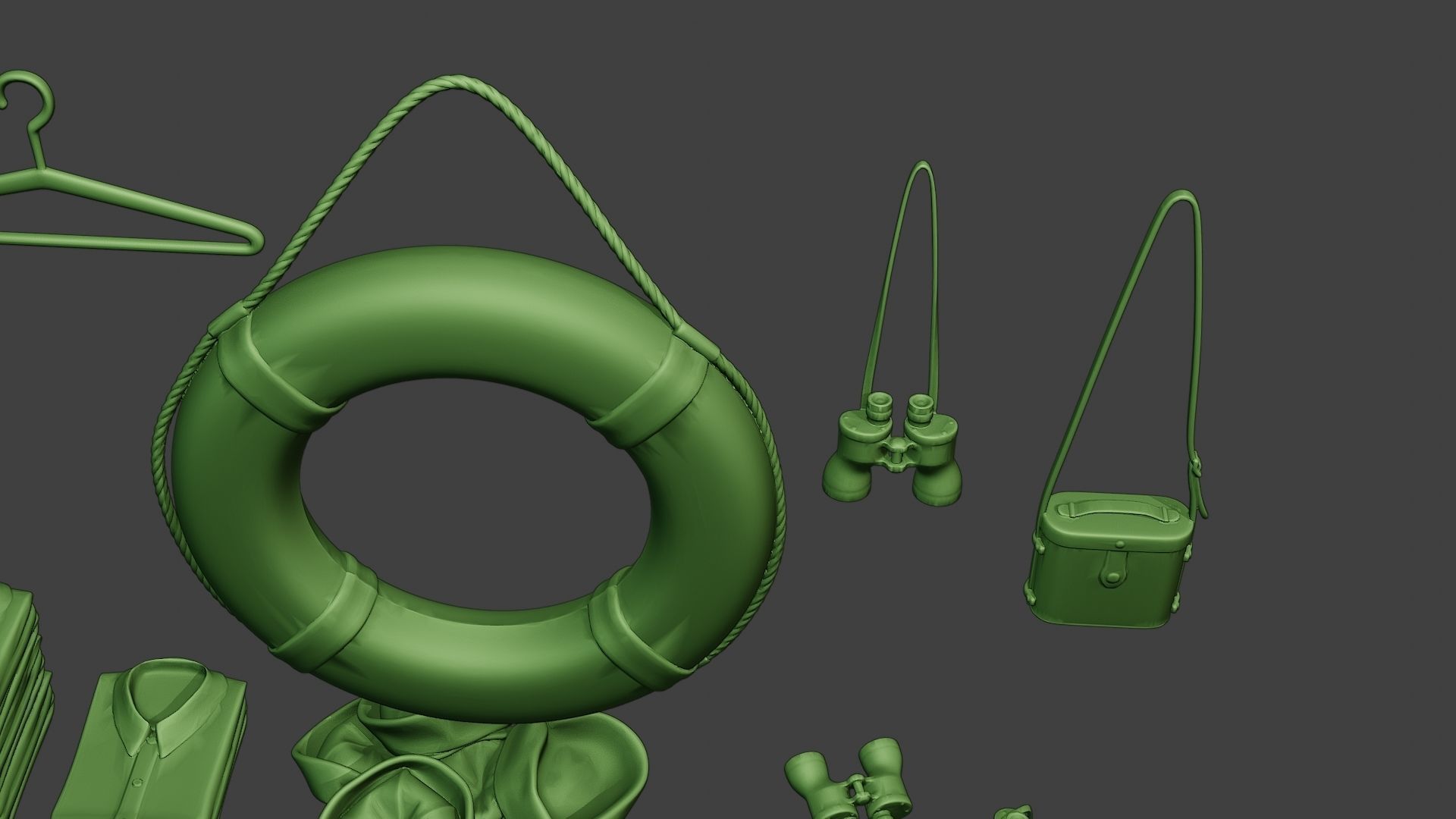 Ww2 US Naval Objects Pack1 3D model 3D printable | CGTrader