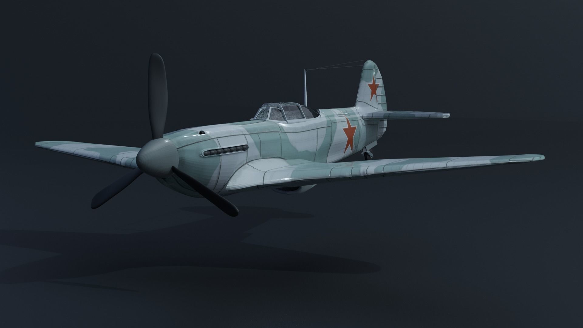 Yakovlev Yak-9 3D model | CGTrader