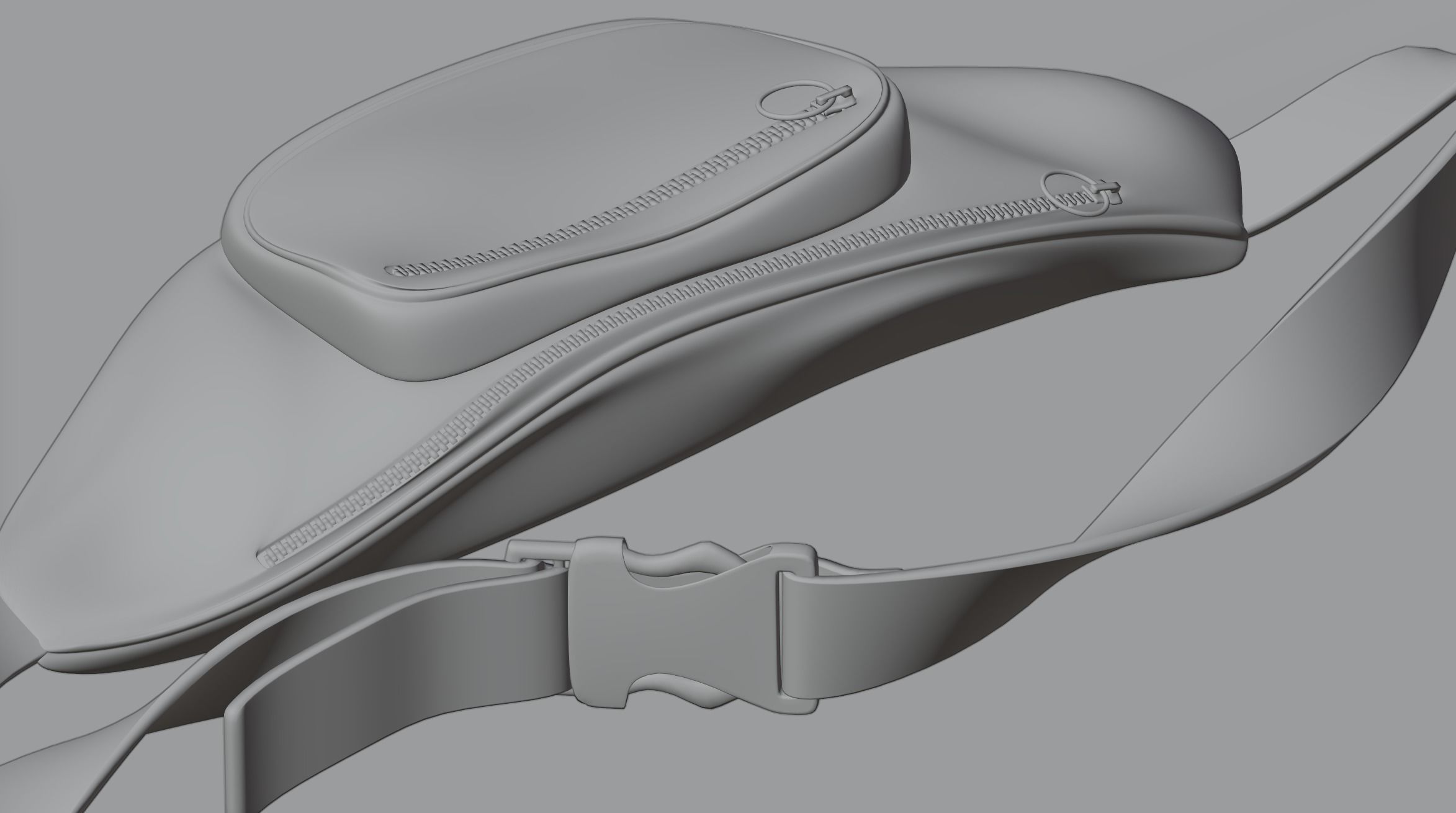 Waist bag 3D model | CGTrader