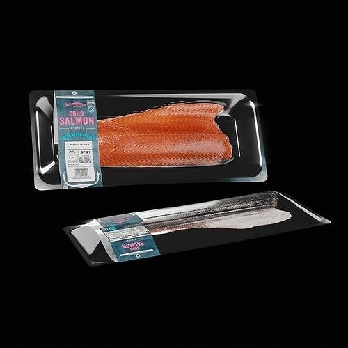 Package Of Fish -2 3D model | CGTrader