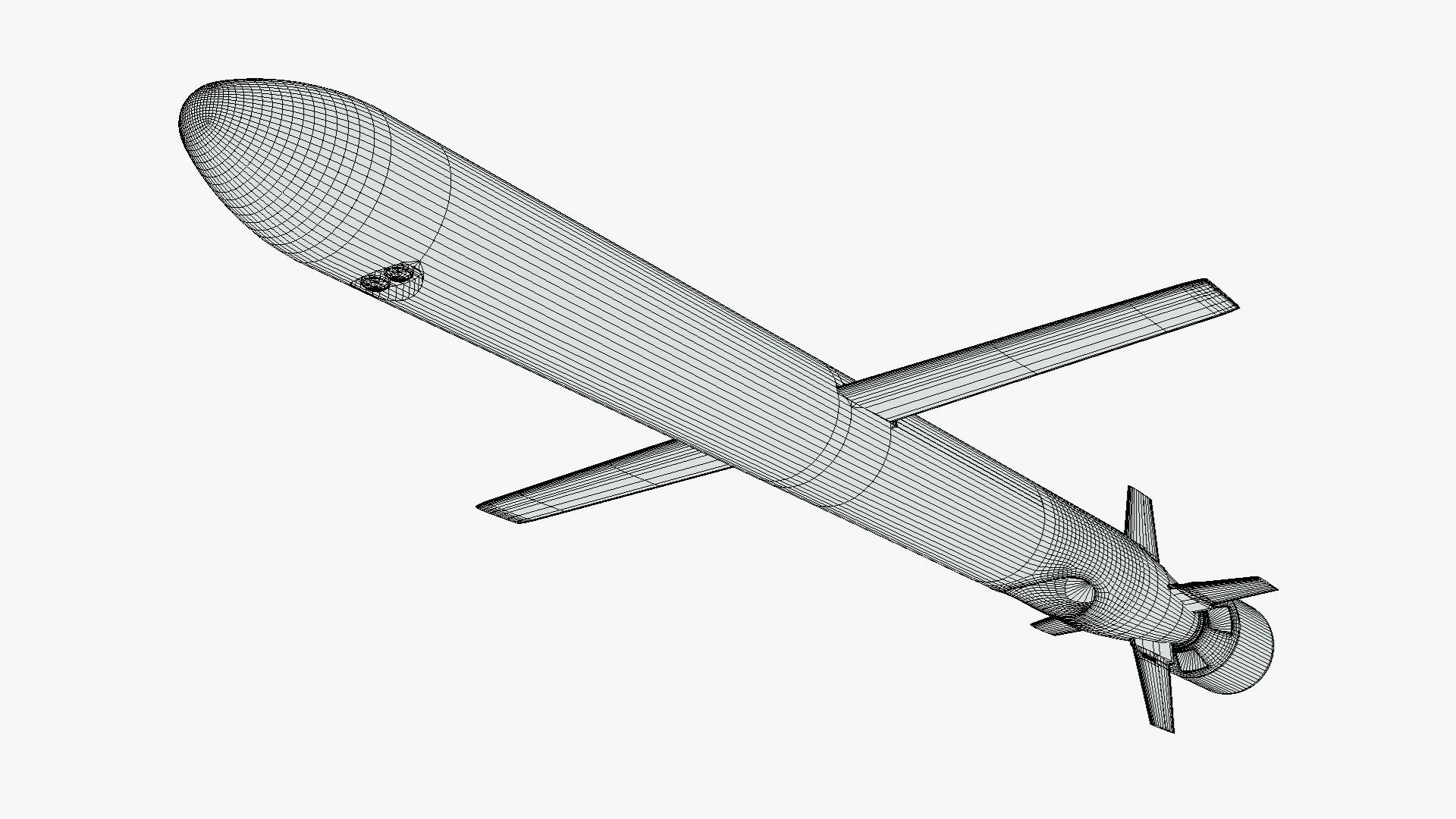CJ-10 DF-10 KD-20 Chinese Land-Attack Cruise Missile 3D model animated ...