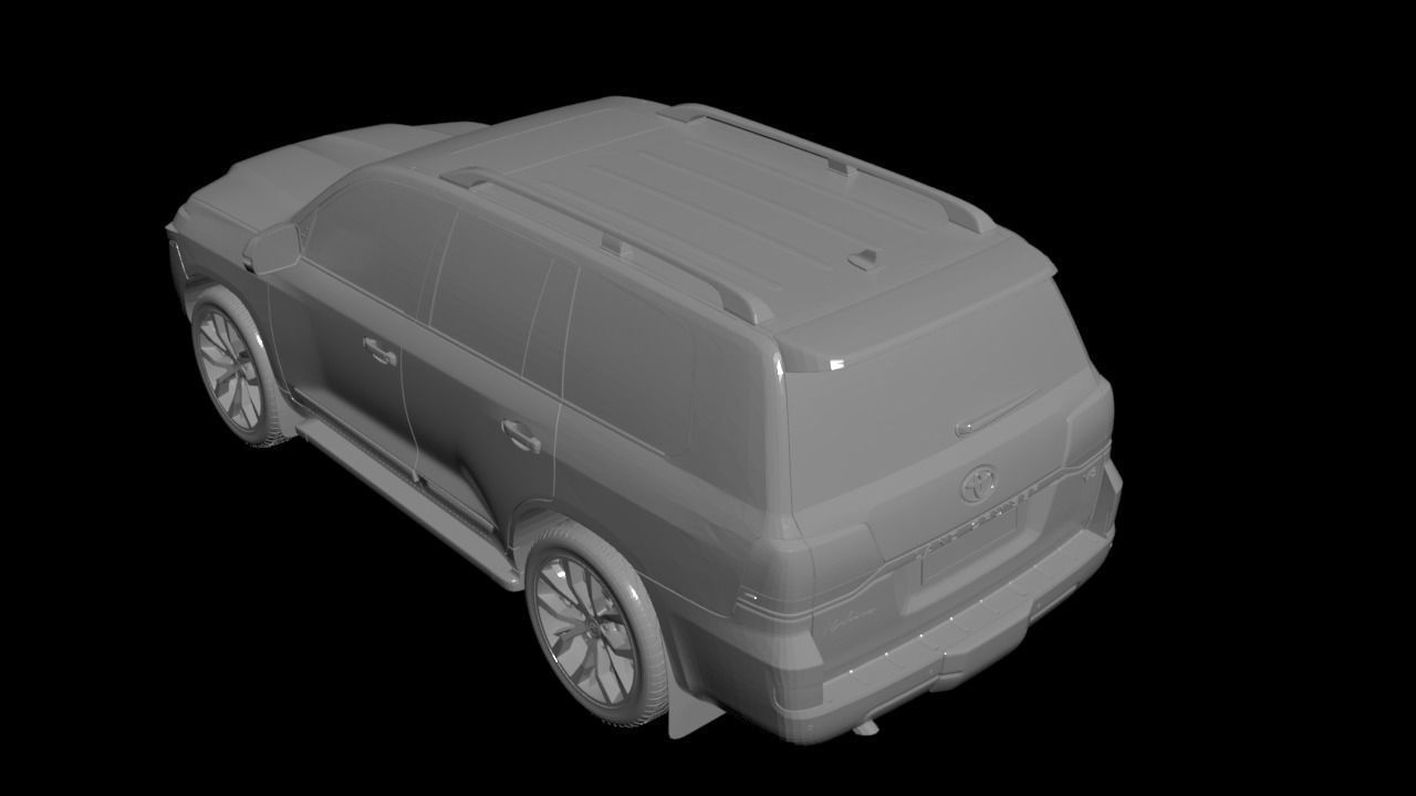 Toyota Land Cruiser 200 3D model | CGTrader