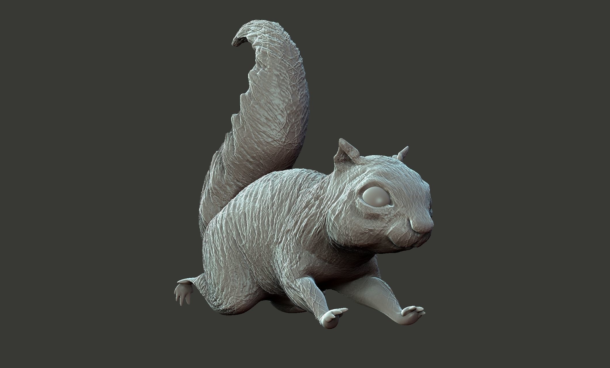 squirrel 3D model 3D printable | CGTrader