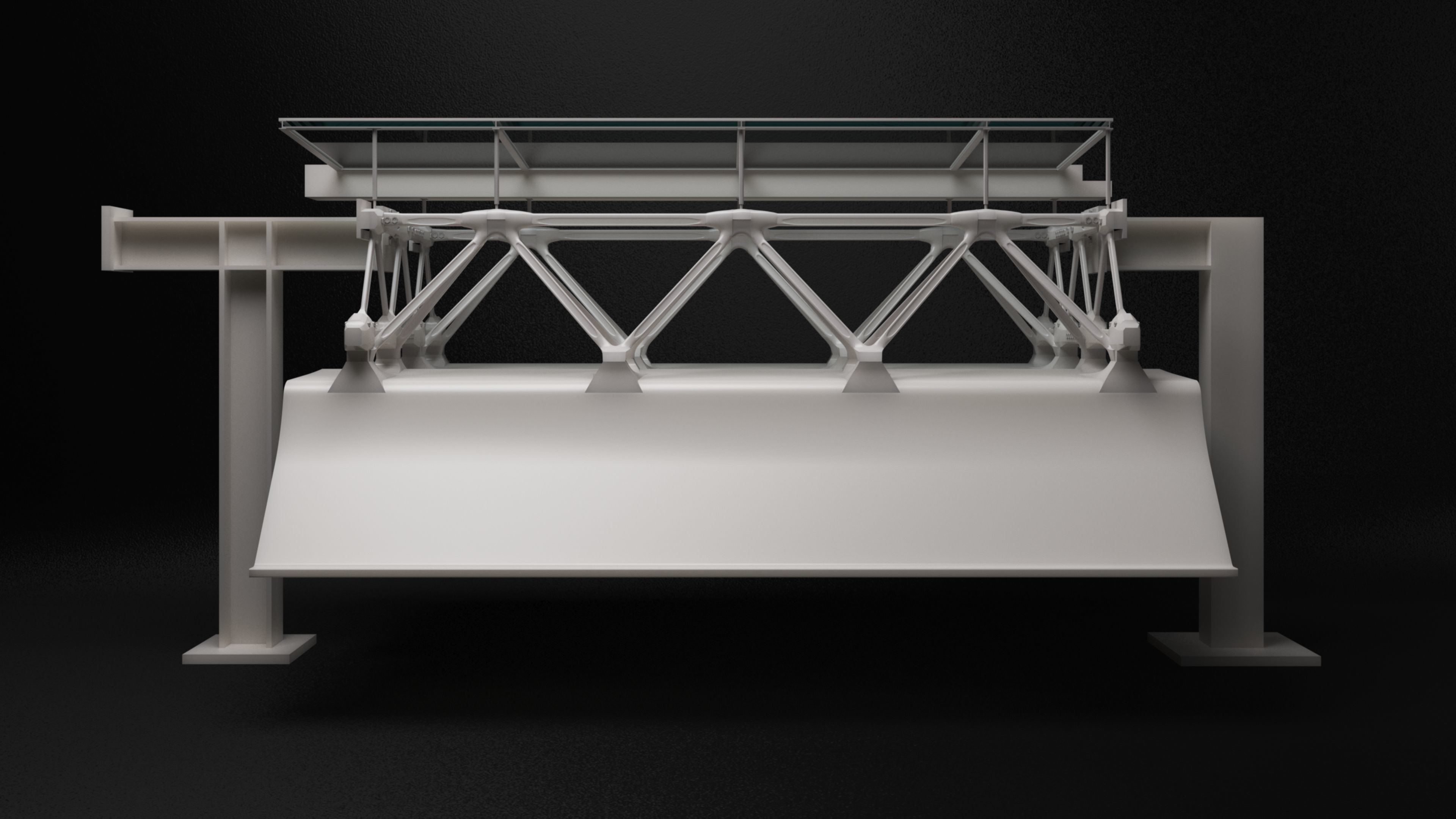 Menil Collection Structure Details Module free 3D model | CGTrader