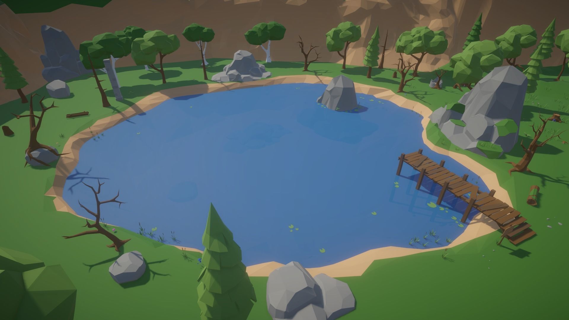 3D model Low Poly Medieval Fantasy Ruins VR / AR / low-poly | CGTrader