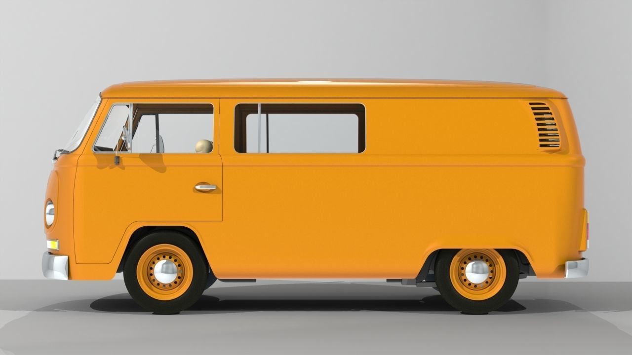 Volkswagen BUS 3D model 3D printable | CGTrader