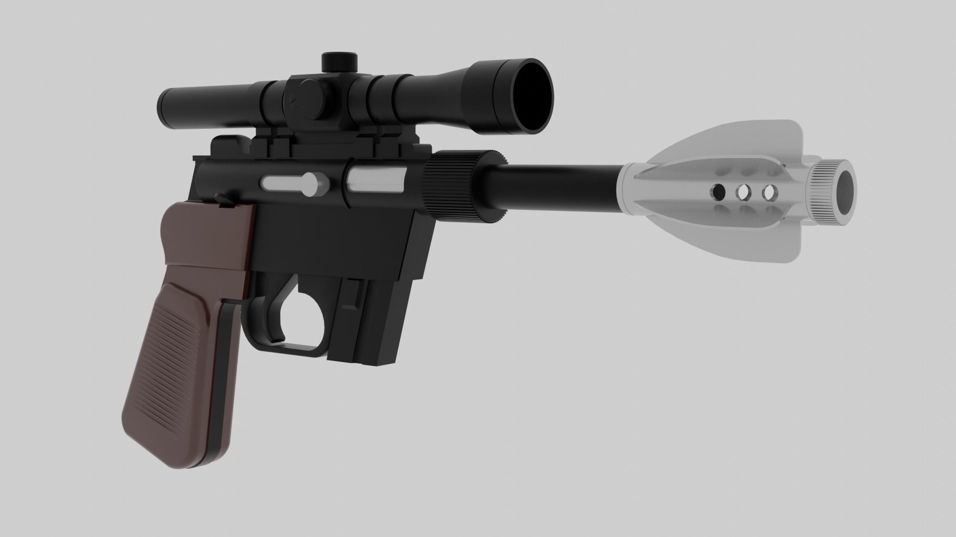 DL-21 B star wars gun 3D model | CGTrader